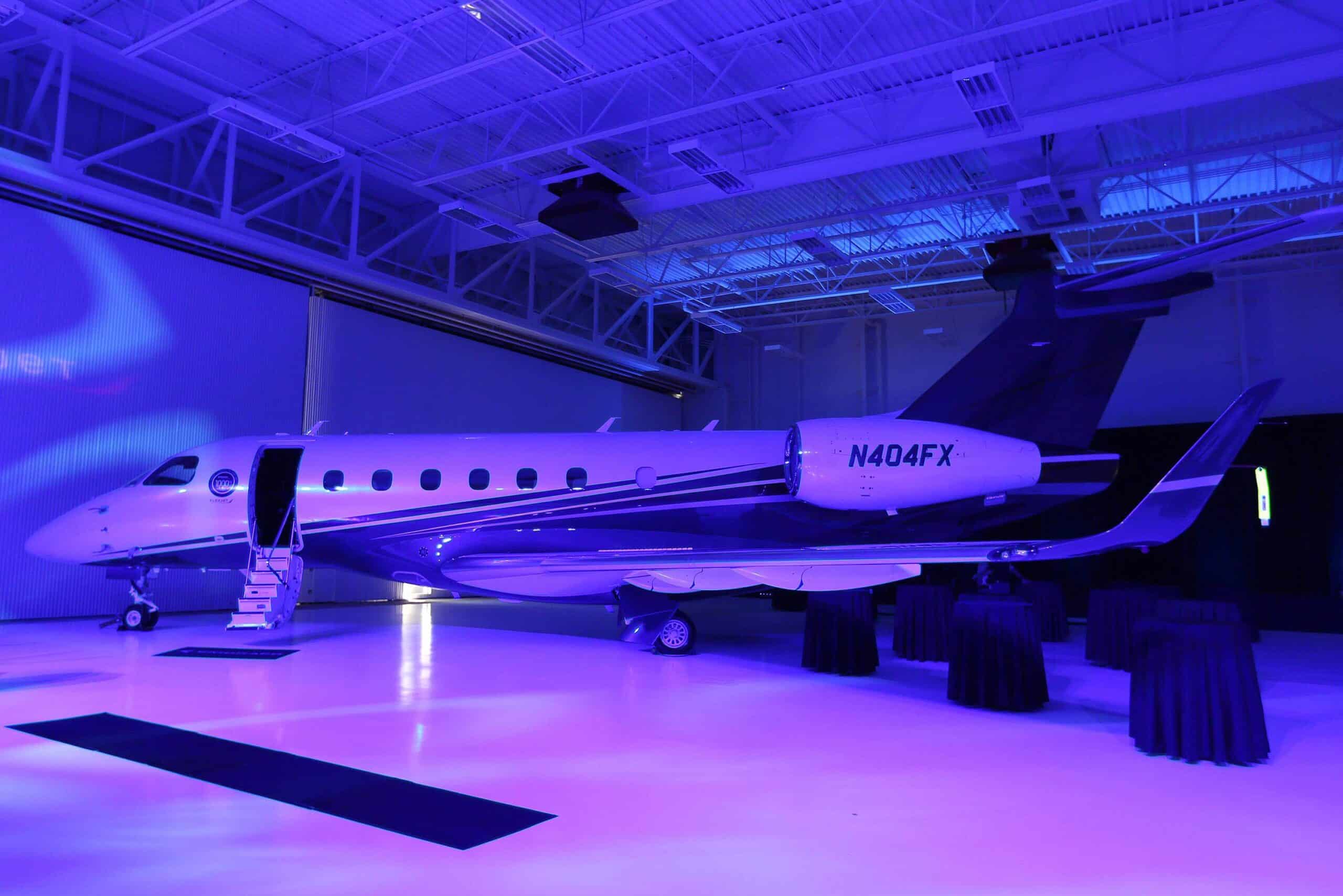 Flexjet takes delivery of 1,000th Embraer business jet to roll off ...