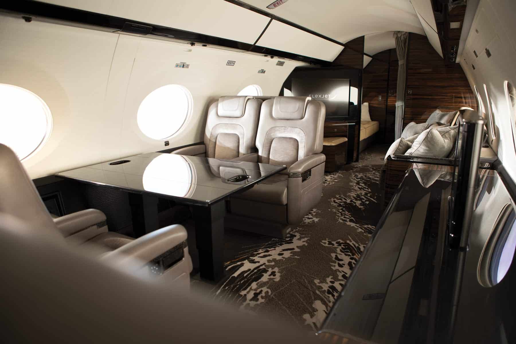 Custom Interiors Designed To Go Beyond The Usual Fractional Fare - Flexjet